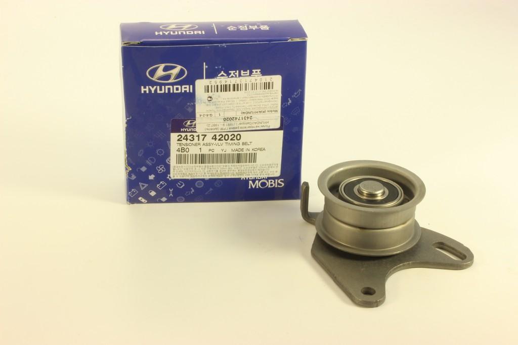 2431742010 HYUNDAI/KIA НАТЯЖИТЕЛЬ РЕМНЯ ГРМ: TENSIONER ASSY - VALVE ...